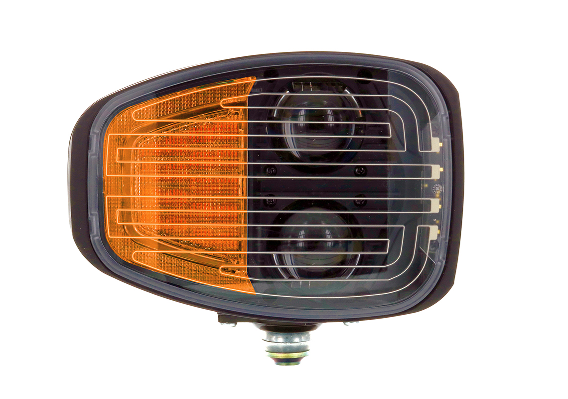 Driving light right SAE LED 12/24V de-icing - Vignal| Vignal Group