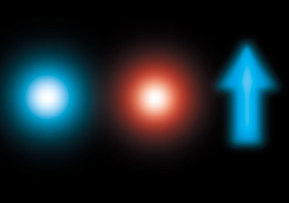 Warning light Signal Blue / Red / Blue arrow LED 12/100V - Vignal ...