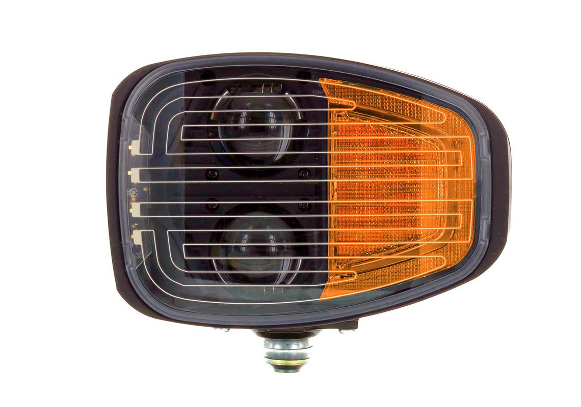 Driving light left SAE LED 12/24V de-icing - Vignal| Vignal Group