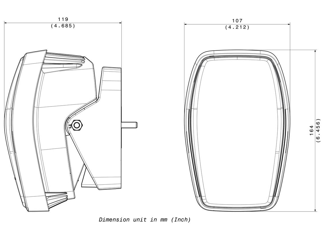 R149 combination headlight for industrial vehicles and forklifts ...