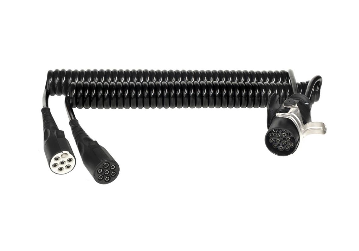 Coiled adapter cable 15P-2x7 - Vignal| Vignal Group