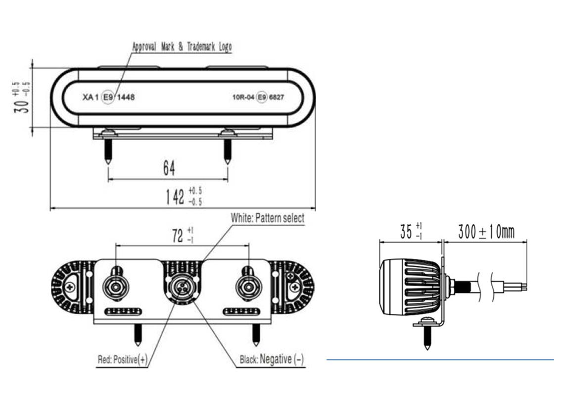 Directional light LED long cristal - Vignal| Vignal Group