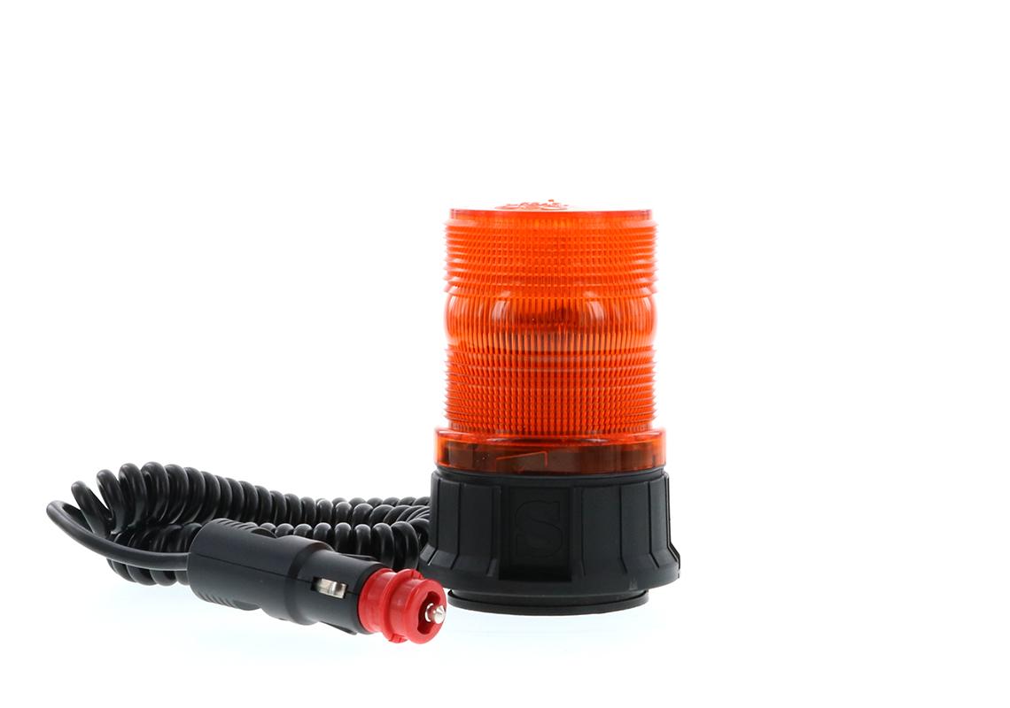 Beacon LED, magnetic, amber, light DOUBLE FLASH - Vignal| Vignal Group