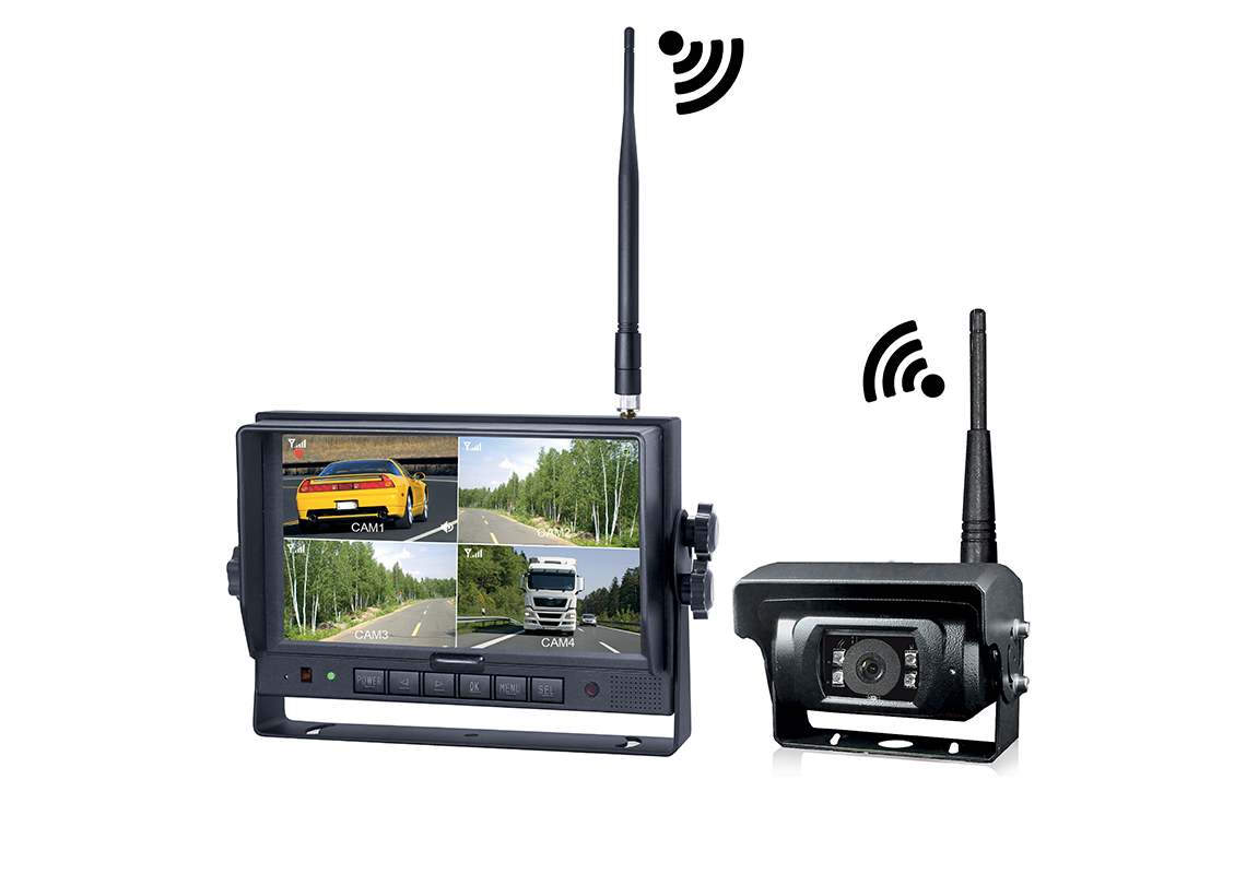 Complete wireless kit with 7’ screen, motorised shutter camera and ...