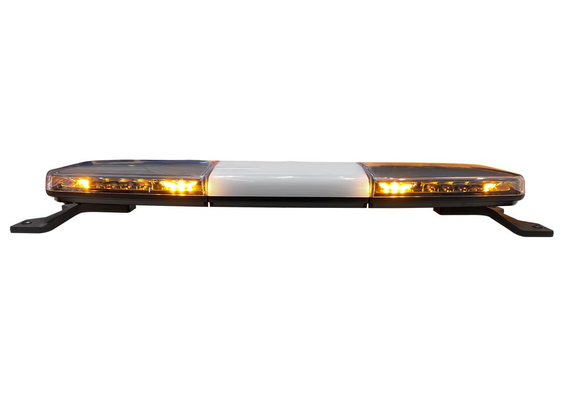Extra-flat LED amber lightbar white center module 950 mm - Vignal ...