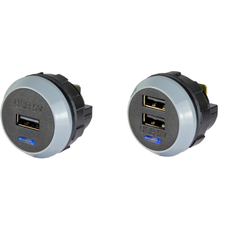 USB plugs for passenger vehicles: buses, coaches, trains, trams ...