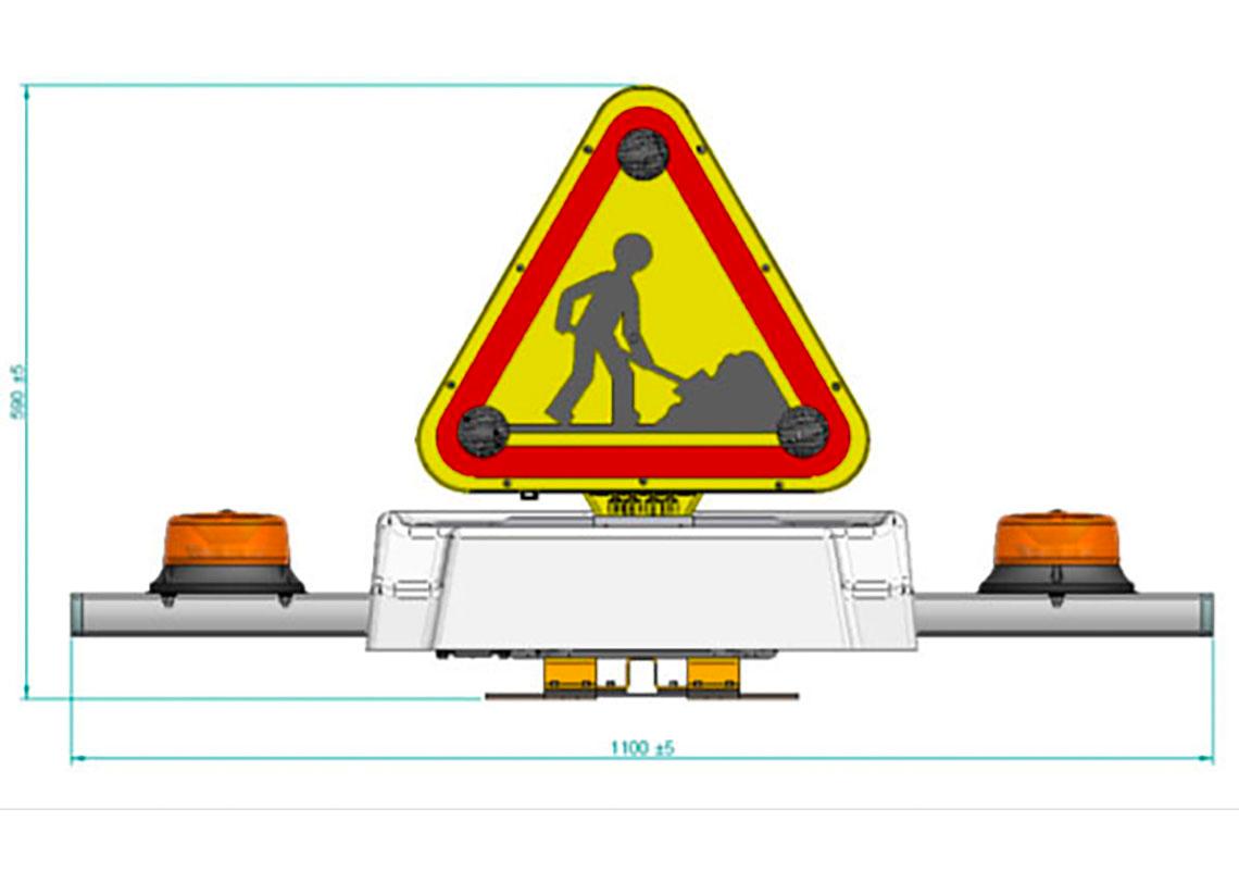 COMBI 500 ELEC Class 2 with glue-on rotating beacons - Vignal| Vignal Group