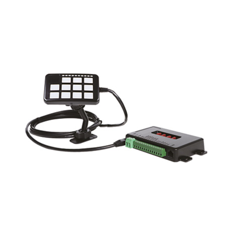 Boitier de commande 40A avec 11 touches pour véhicule d'intervention ...