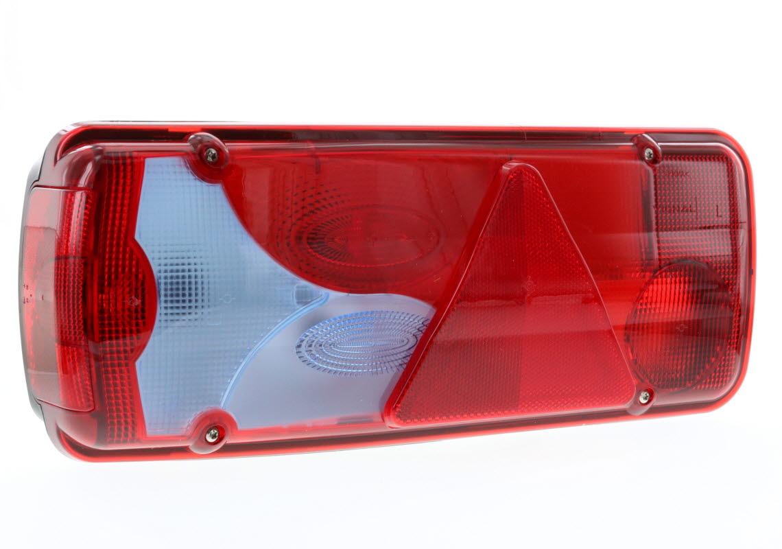 Rear lamp Left, License plate, additional conns, AMP 1.5 rear conn ...