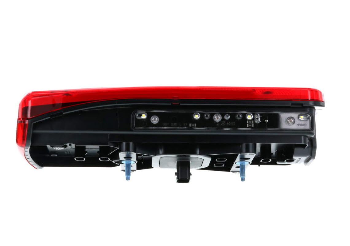 Rear lamp LED Left, License plate, HDSCS 8 pin rear conn IVECO - Vignal ...