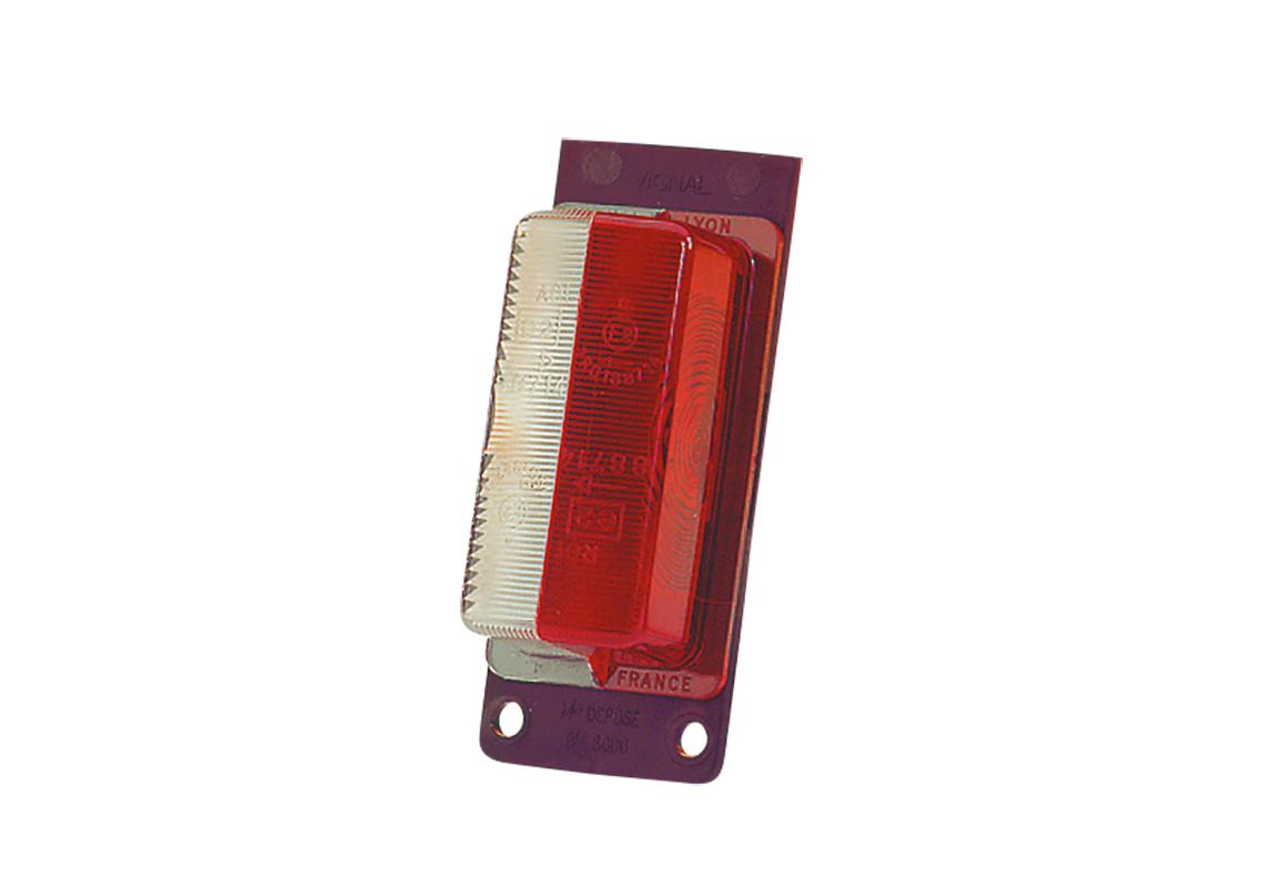 End outline marker lamp Bulbs 12/24V cristal + red - Vignal| Vignal Group