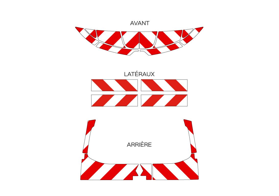 Pre-cut chevron kit Class B RENAULT KANGOO 2021-… - Vignal| Vignal Group