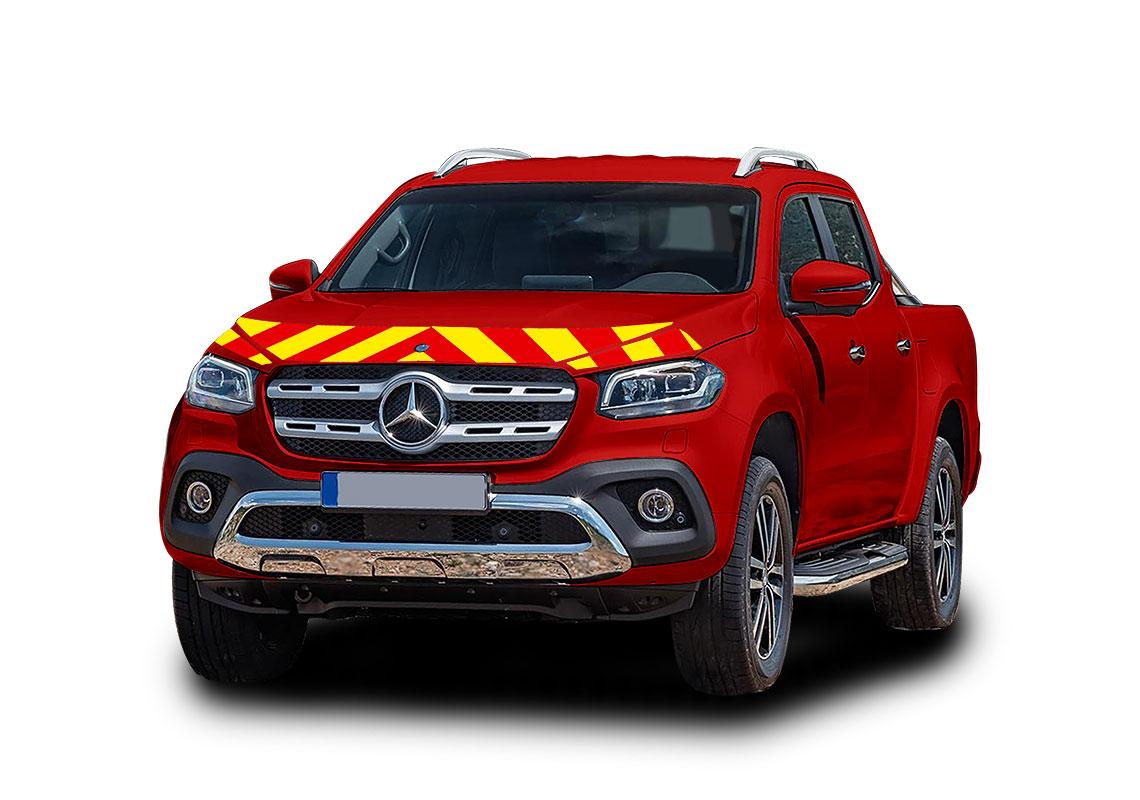 Pre-cut chevron kit FIRE TRUCK AVERY PEUGEOT EXPERT 2016-2023 - Vignal ...